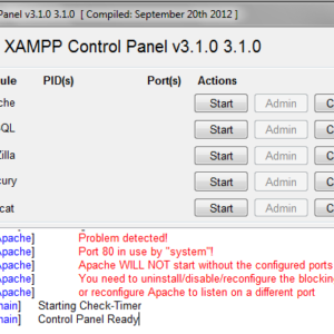 Solucion Error en XAMPP servidor Apache puerto 80 - Angellomix