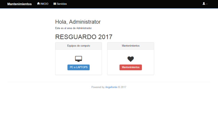 Sistema web para gestionar mantenimientos de equipos en Php y MySQL ...